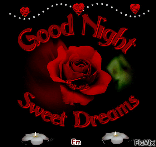 Good Night Red Rose Gif Pictures, Photos, and Images for Facebook ...