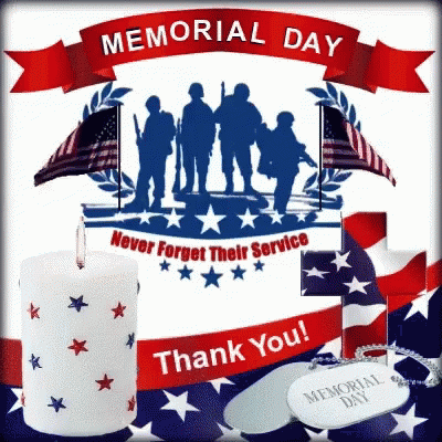 Never Forget Their Service Memorial Day Gif Pictures, Photos, and ...