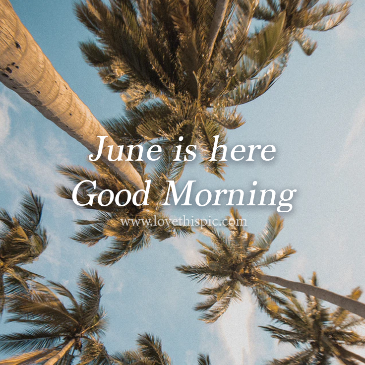 June Is Here, Good Morning Pictures, Photos, and Images for Facebook ...