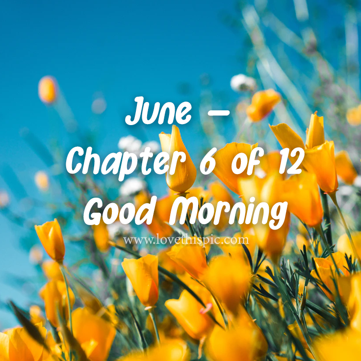 June – Chapter 6 Of 12. Good Morning Pictures, Photos, and Images for ...