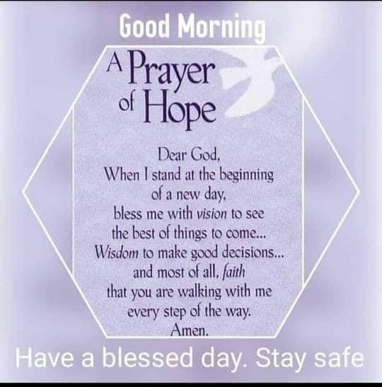 A Prayer Of Hope - Good Morning Pictures, Photos, and Images for ...