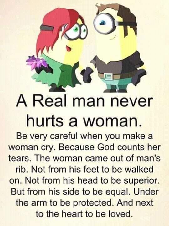 A Real Man Never Hurts A Woman Pictures, Photos, and Images for ...