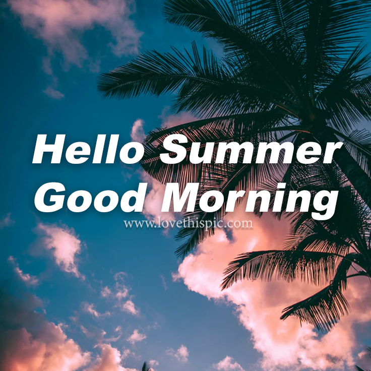Hello Summer, Good Morning Pictures, Photos, and Images for Facebook ...
