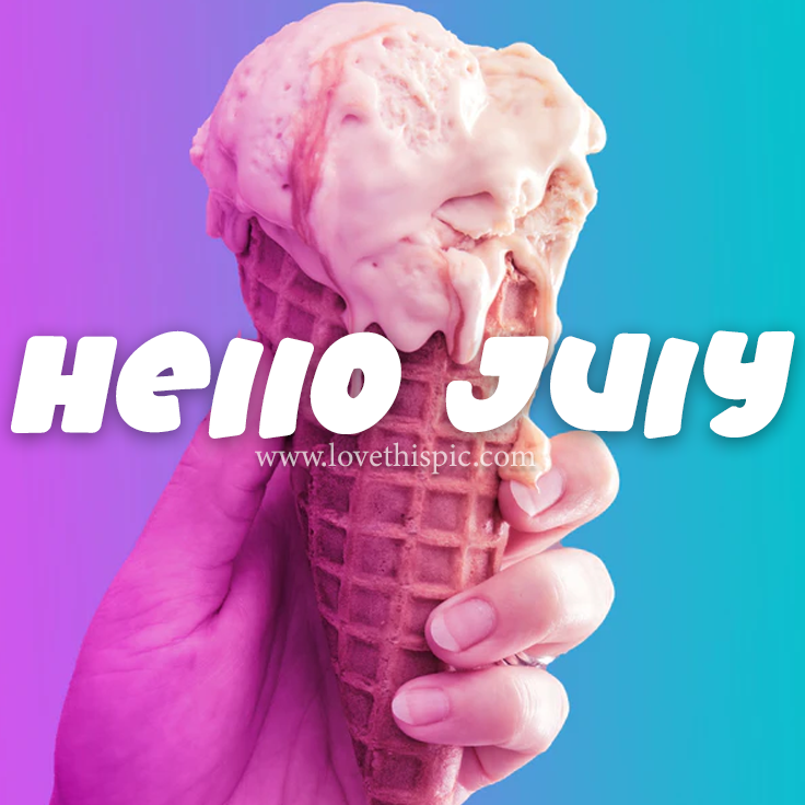 Melted Ice Cream - Hello July Pictures, Photos, and Images for Facebook ...