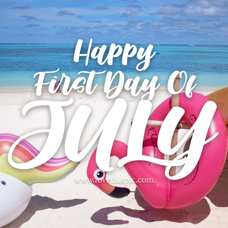 Pink Flamingo Floater - Happy First Day Of July Pictures, Photos, and ...