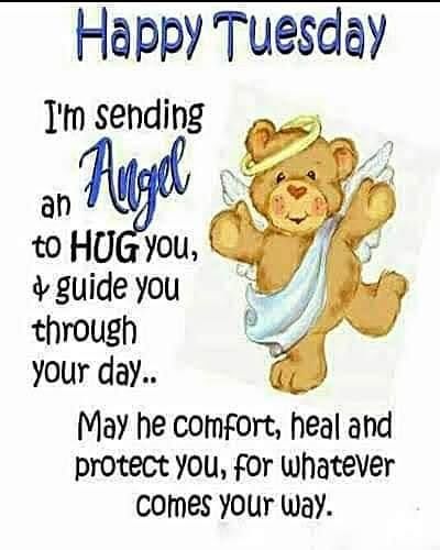 I'm Sending An Angel To Hug You, Guide You Through Your Day - Happy ...
