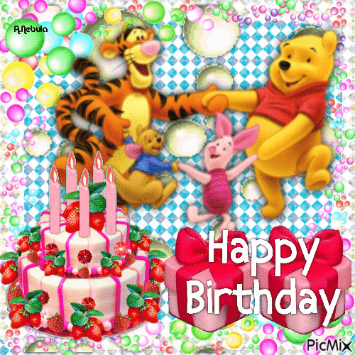 Winnie And Friends Happy Birthday Gif Pictures, Photos, and Images for ...