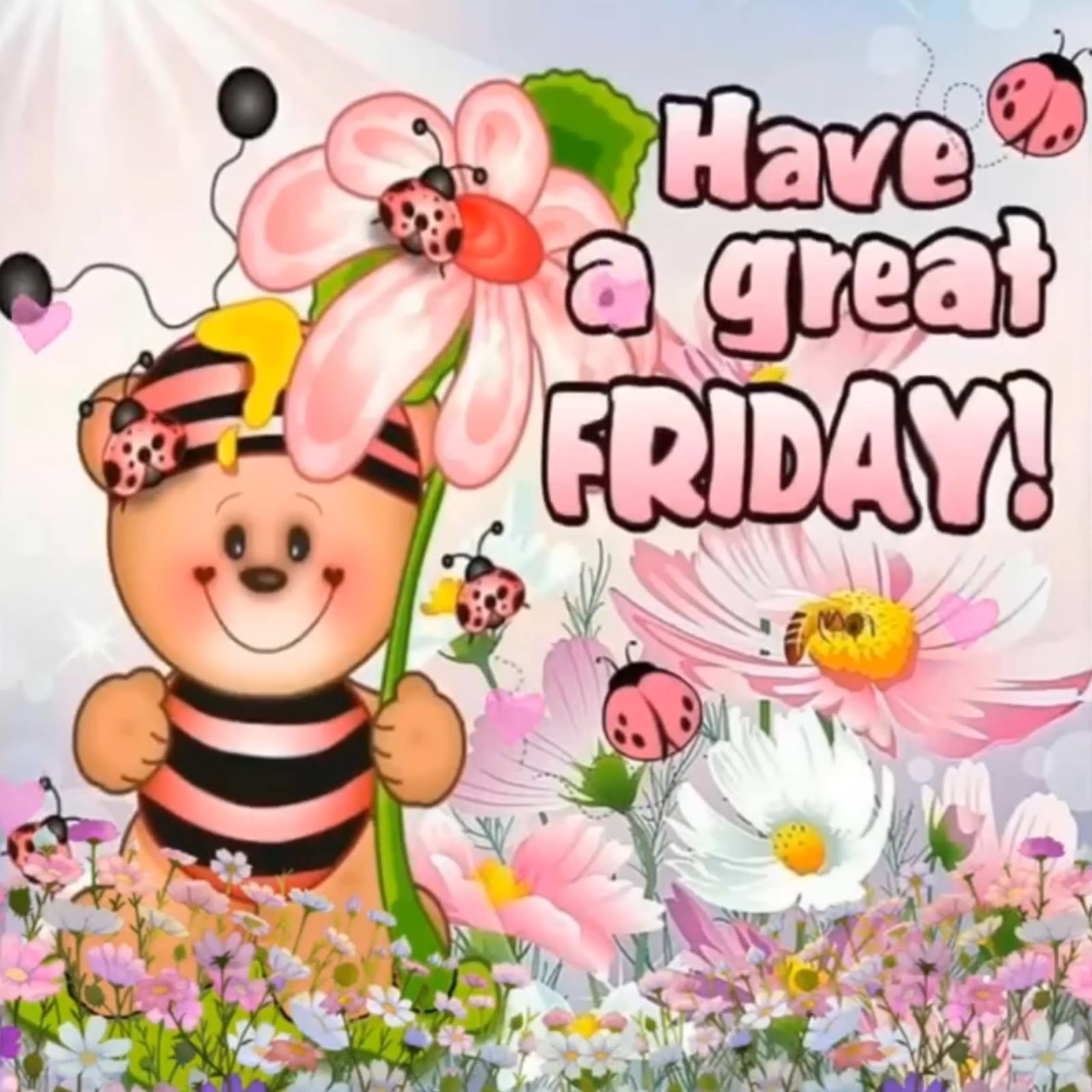 Ladybug Teddybear - Have A Great Friday Pictures, Photos, and Images ...