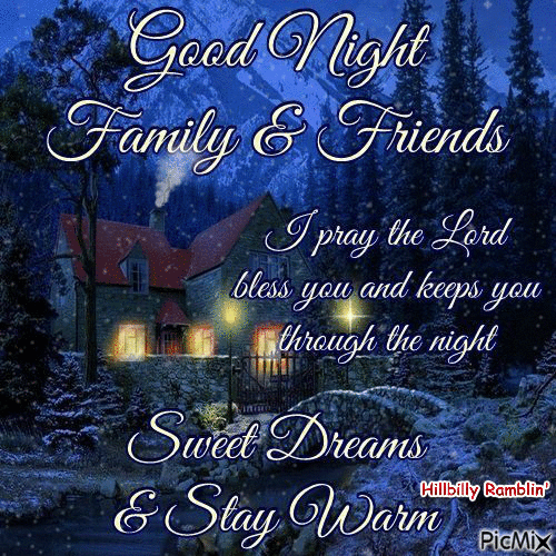 Good Night Messages For Friends And Family Gif - Infoupdate.org