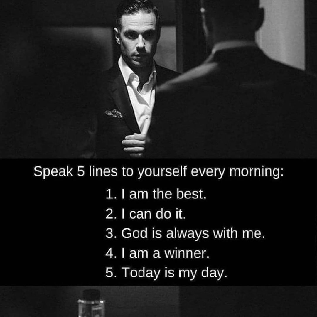 Speak 5 Lines To Yourself Every Morning Pictures Photos And Images speak-5-lines-to-yourself-every-morning-pictures-photos-and-images