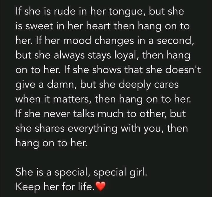 She Is A Special Special Girl. Keep Her For Life. Pictures, Photos, and ...