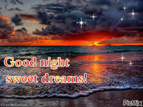 Sunset At The Beach - Good Night Pictures, Photos, and Images for ...