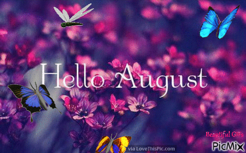 Hello August Butterflies Pictures, Photos, and Images for Facebook ...