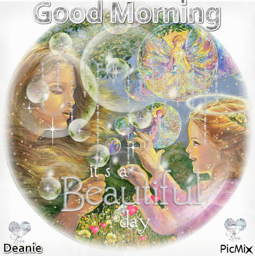 Girls Blowing Bubbles - Good Morning, It's A Beautiful Day Pictures ...