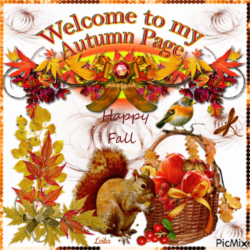 Welcome To My Autumn Page. Happy Fall Pictures, Photos, and Images for ...