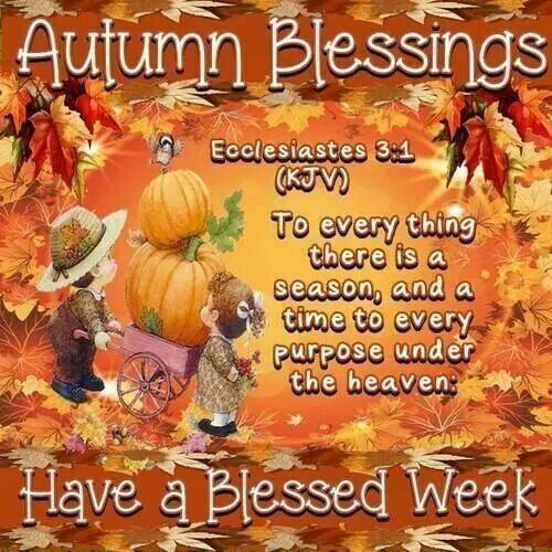 Fall Sunday Blessings
