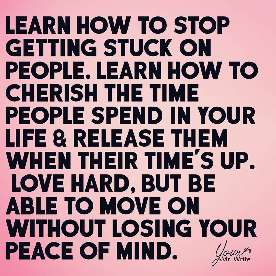 Learn How To Stop Getting Stuck On People. Pictures, Photos, and Images ...