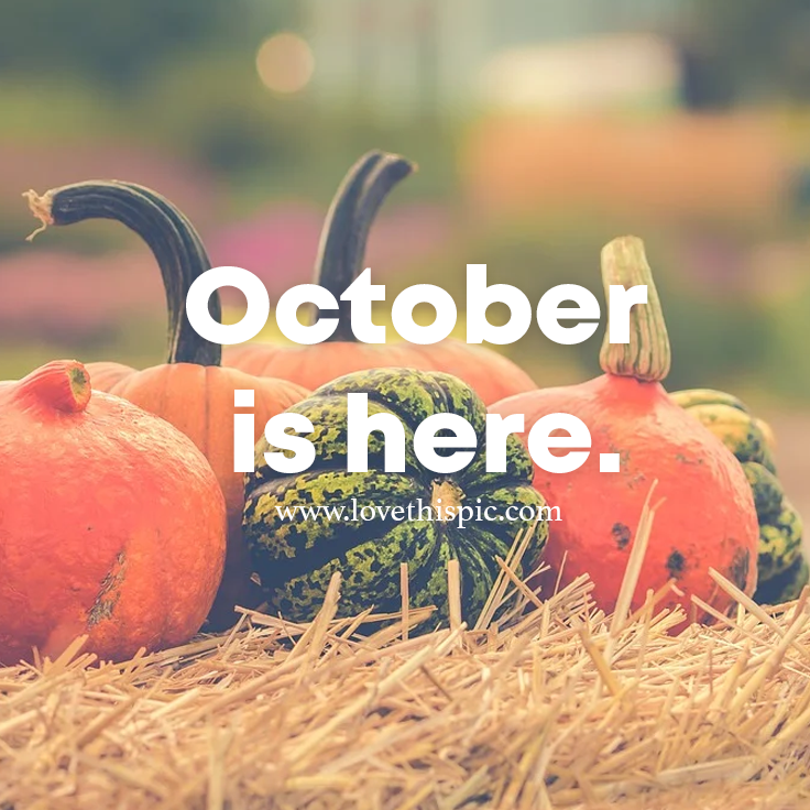 October Is Here. Pictures, Photos, and Images for Facebook, Tumblr ...