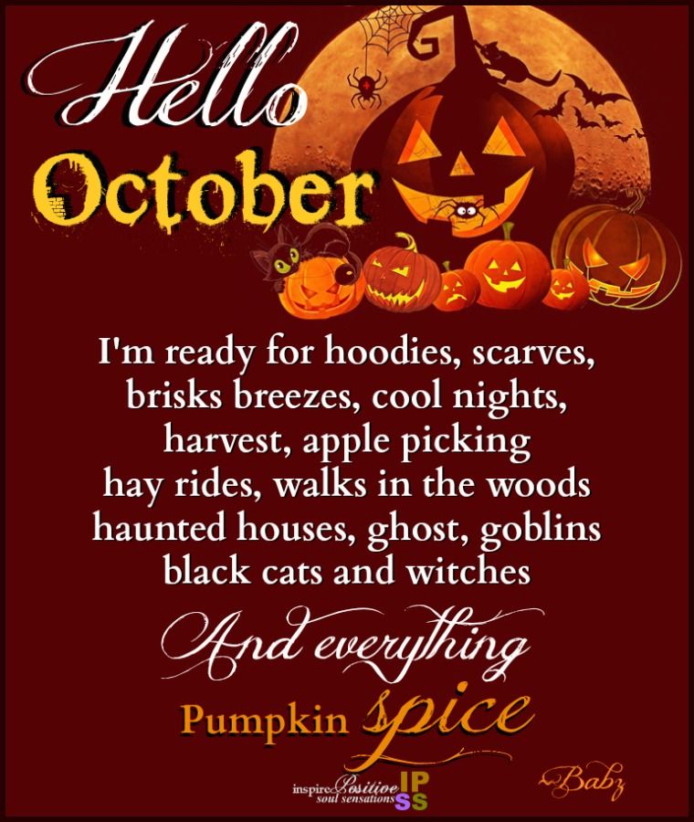 Hello October, I'm Ready Pictures, Photos, and Images for Facebook ...