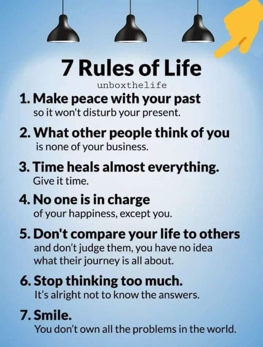 7 Rules Of Life Pictures, Photos, and Images for Facebook, Tumblr ...