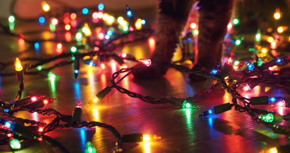 Christmas Lights Header For Twitter