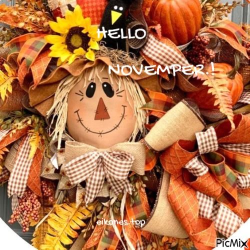 Hello November Scarecrow Pictures, Photos, and Images for Facebook ...
