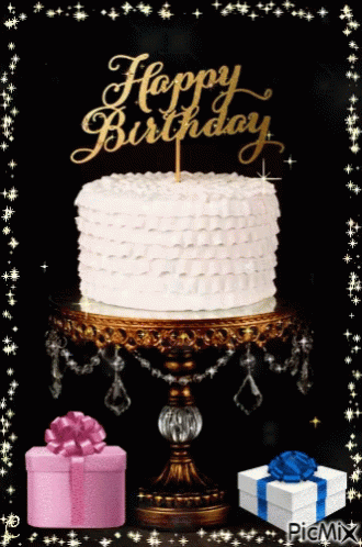 Sparkling Happy Birthday Cake Gif Pictures, Photos, and Images for ...