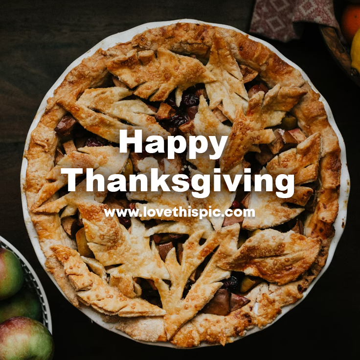 Baked Apple Pie - Happy Thanksgiving Pictures, Photos, and Images for ...