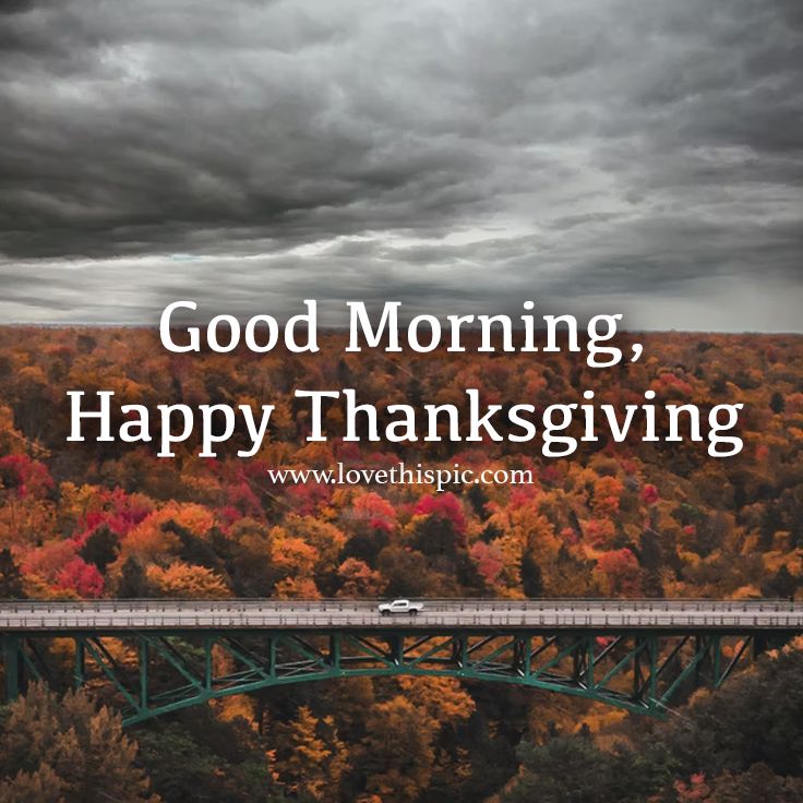 Fall Good Morning, Happy Thanksgiving Pictures, Photos, and Images for ...