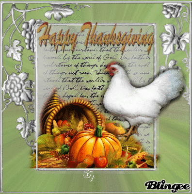 Chicken Happy Thanksgiving GIf Pictures, Photos, and Images for ...