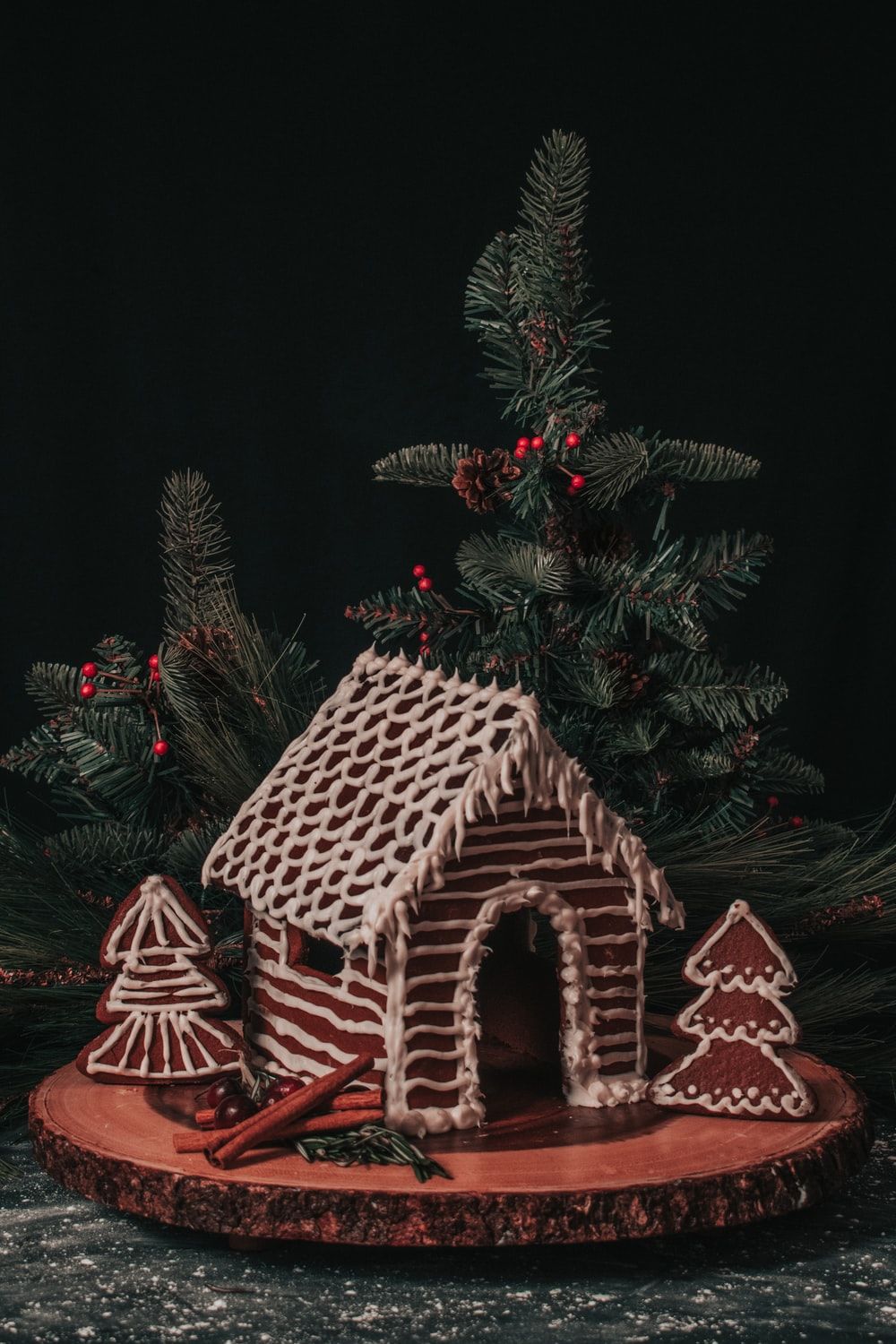 Gingerbread House And Trees Pictures, Photos, and Images for Facebook ...