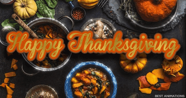 Animated Happy Thanksgiving Dinner Gif Pictures, Photos, and Images for ...