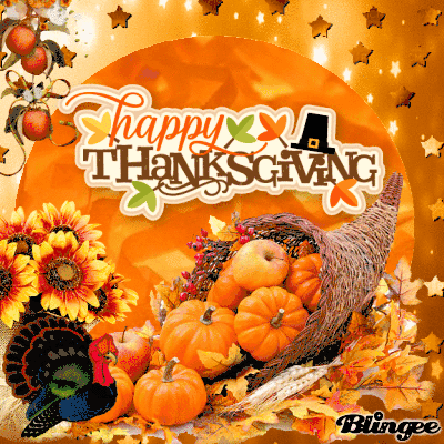 Fall Star Happy Thanksgiving Gif With Cornucopia Pictures, Photos, and ...