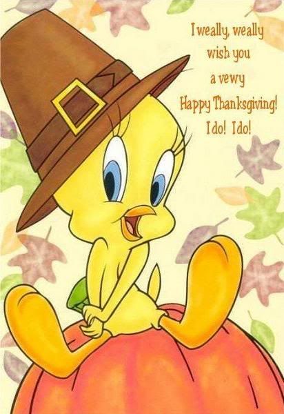 Cute Tweety Happy Thanksgiving Greeting Pictures, Photos, and Images ...