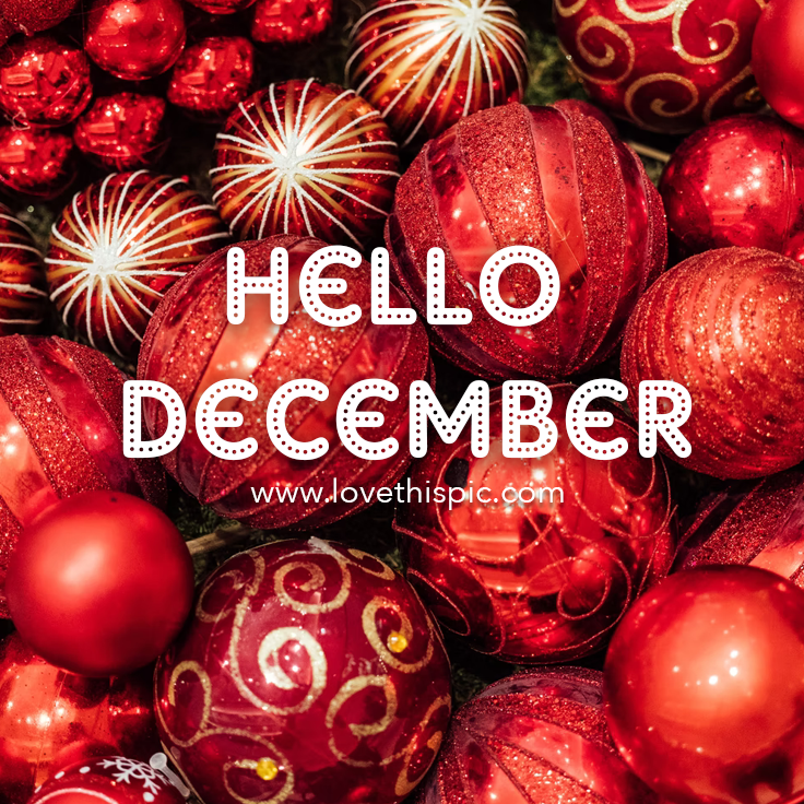 Decorated Red Ornaments - Hello December Pictures, Photos, and Images ...
