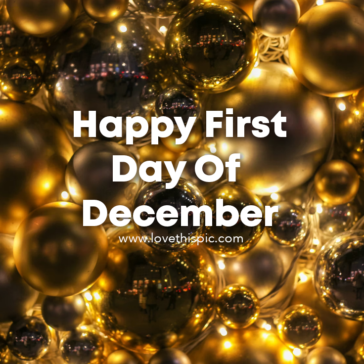 Gold & Silver Ornaments - Happy First Day Of December Pictures, Photos ...