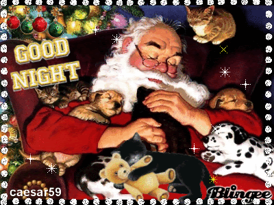 Sleeping Santa - Good Night Pictures, Photos, and Images for Facebook ...