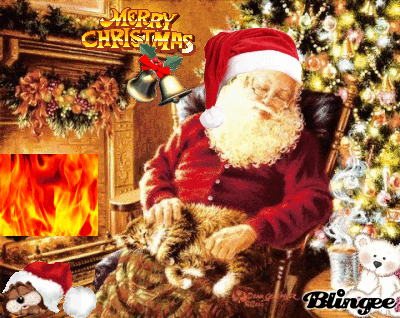Snoozing Santa - Merry Christmas Pictures, Photos, and Images for ...