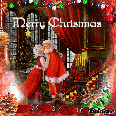 Kissing Santa - Merry Christmas Pictures, Photos, and Images for ...