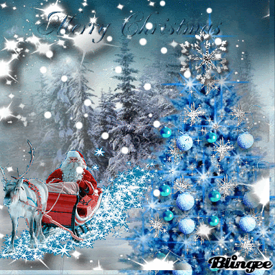 Blue Christmas Tree Gif - Merry Christmas Pictures, Photos, and Images ...