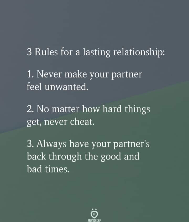 3 Rules For A Lasting Relationship Pictures, Photos, and Images for ...
