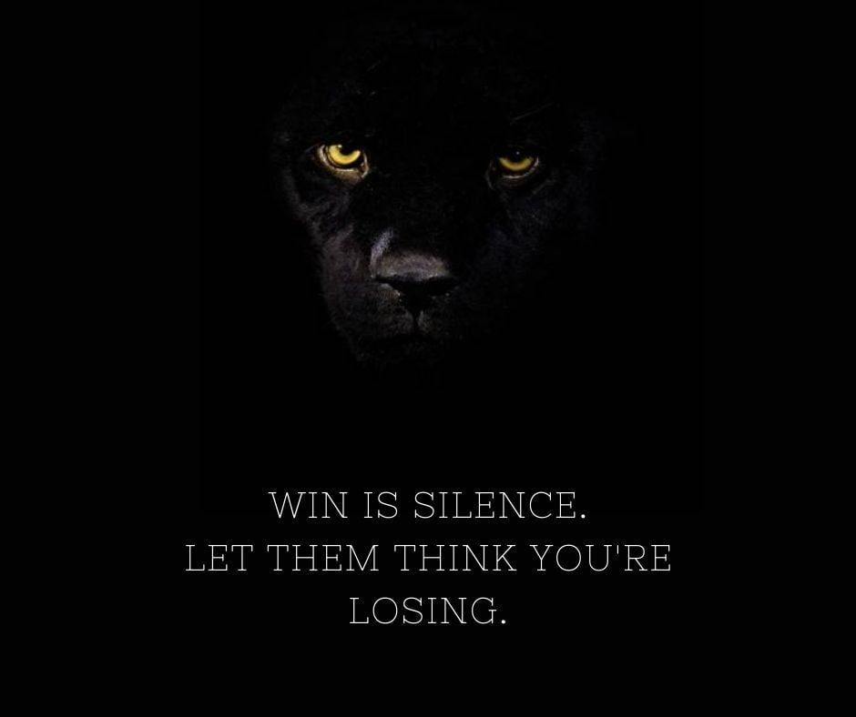 Win In Silence. Let Them Think You're Losing Pictures, Photos, and ...