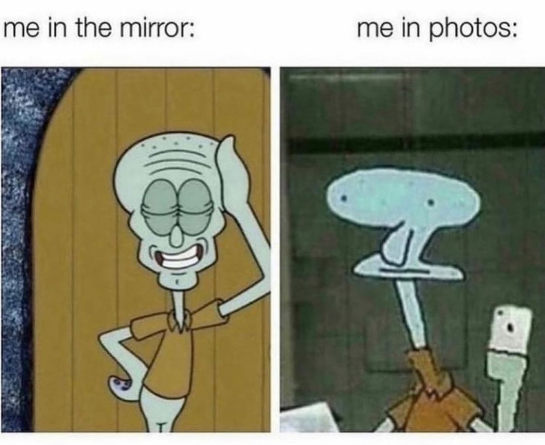 Me In The Mirror Vs Me In Photos Pictures, Photos, and Images for ...