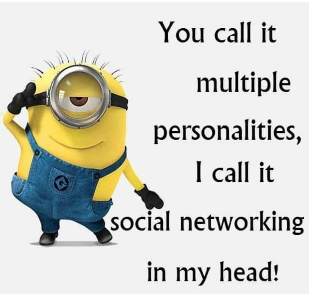 You Call It Multiple Personalities, I Call It Social Networking In My ...