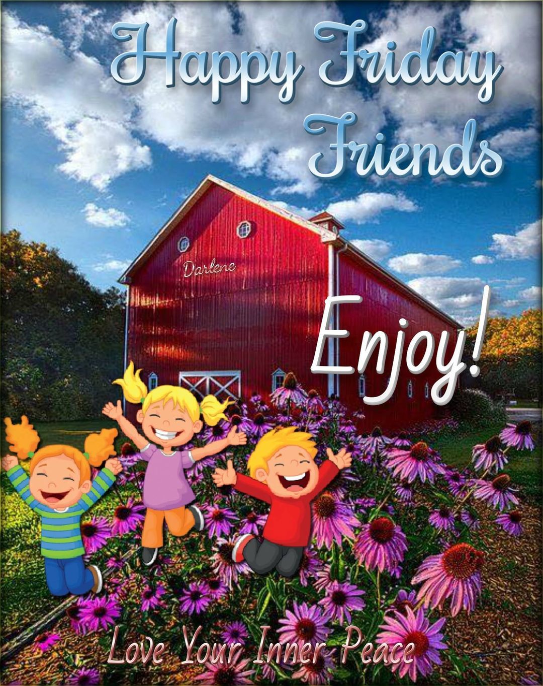 Happy Kids At Farm - Happy Friday Friends Pictures, Photos, and Images ...
