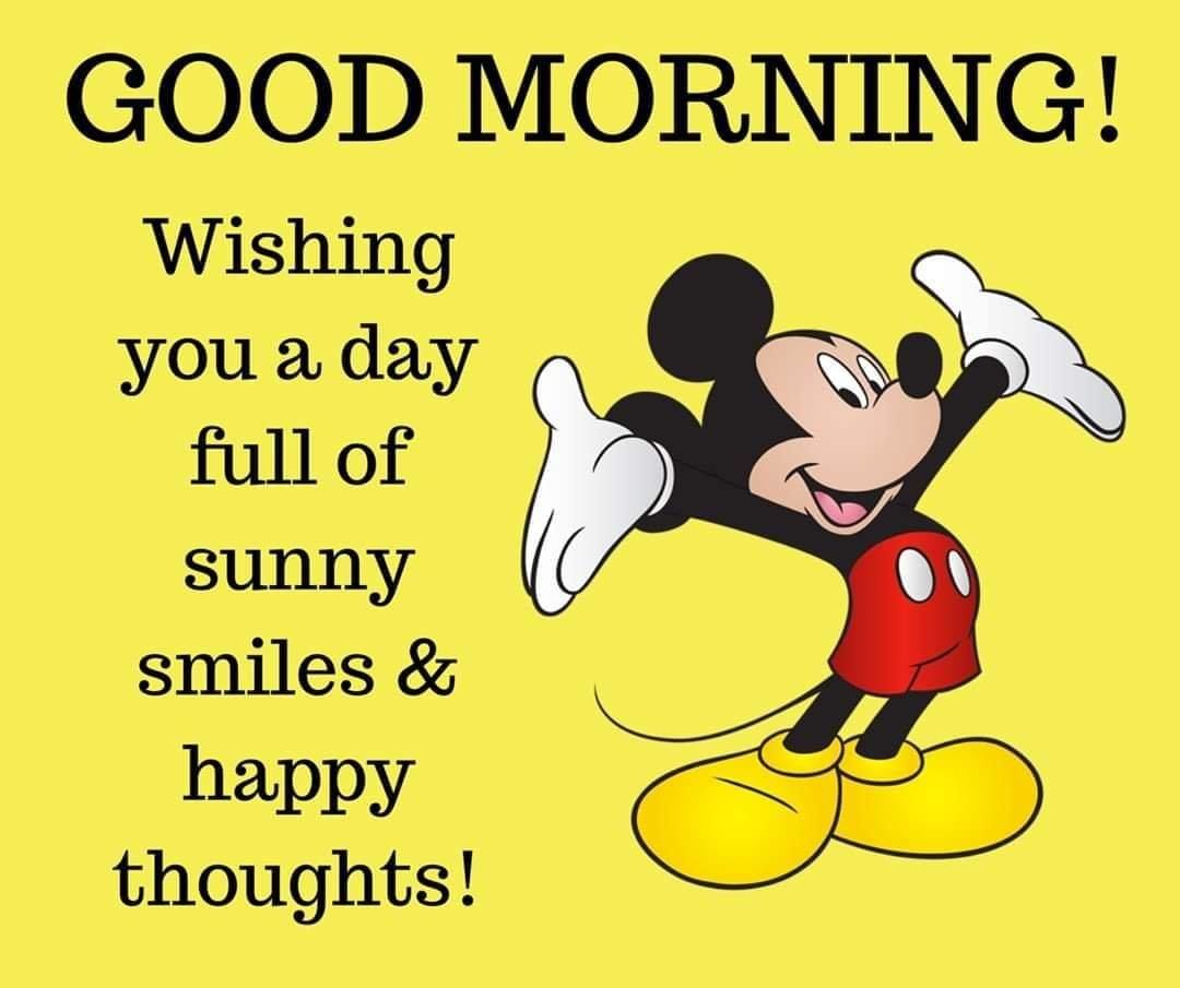 Mickey Mouse Good Morning Wish Pictures, Photos, and Images for ...