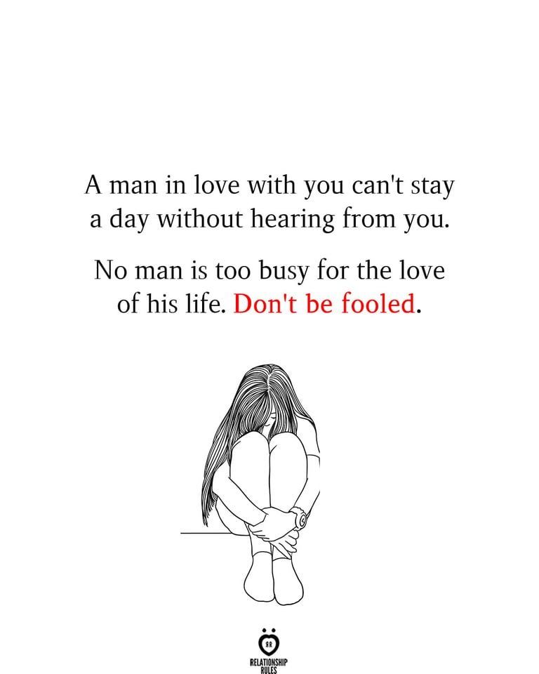 No Man Is Too Busy For The Love Of His Life. Pictures, Photos, and ...