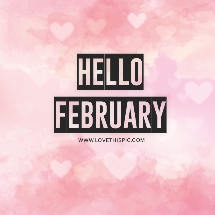 Pink Heart Hello February Pictures, Photos, and Images for Facebook ...