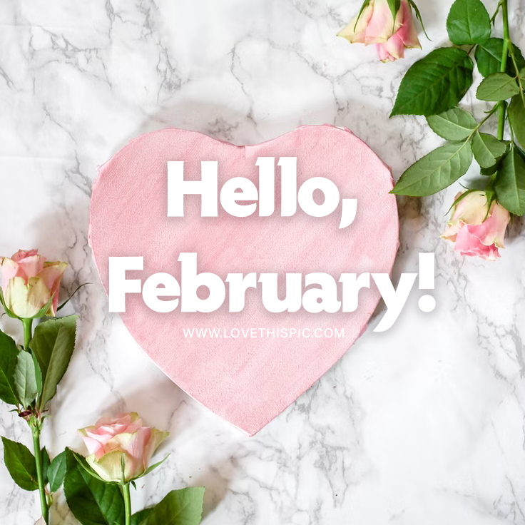 Pink Shaped Heart - Hello, February Pictures, Photos, and Images for ...