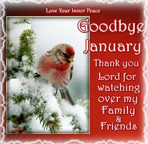 Goodbye January. Thank You Lord For Watching Over My Family & Friends ...